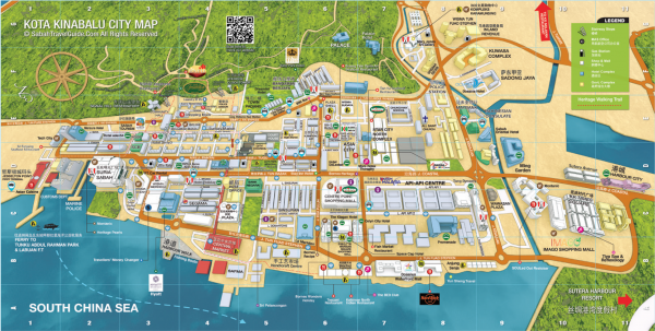 Kota Kinabalu City Map - Sabah Travel Guide - Ultimate travel guide ...